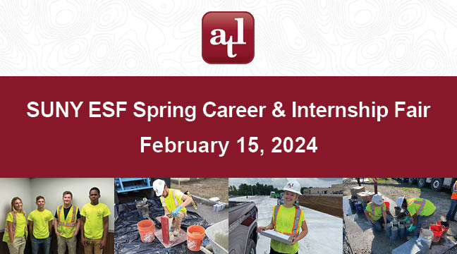 ATL is Attending the SUNY ESF Spring 2024 Career & Internship Fair February 15th - Atlantic ...