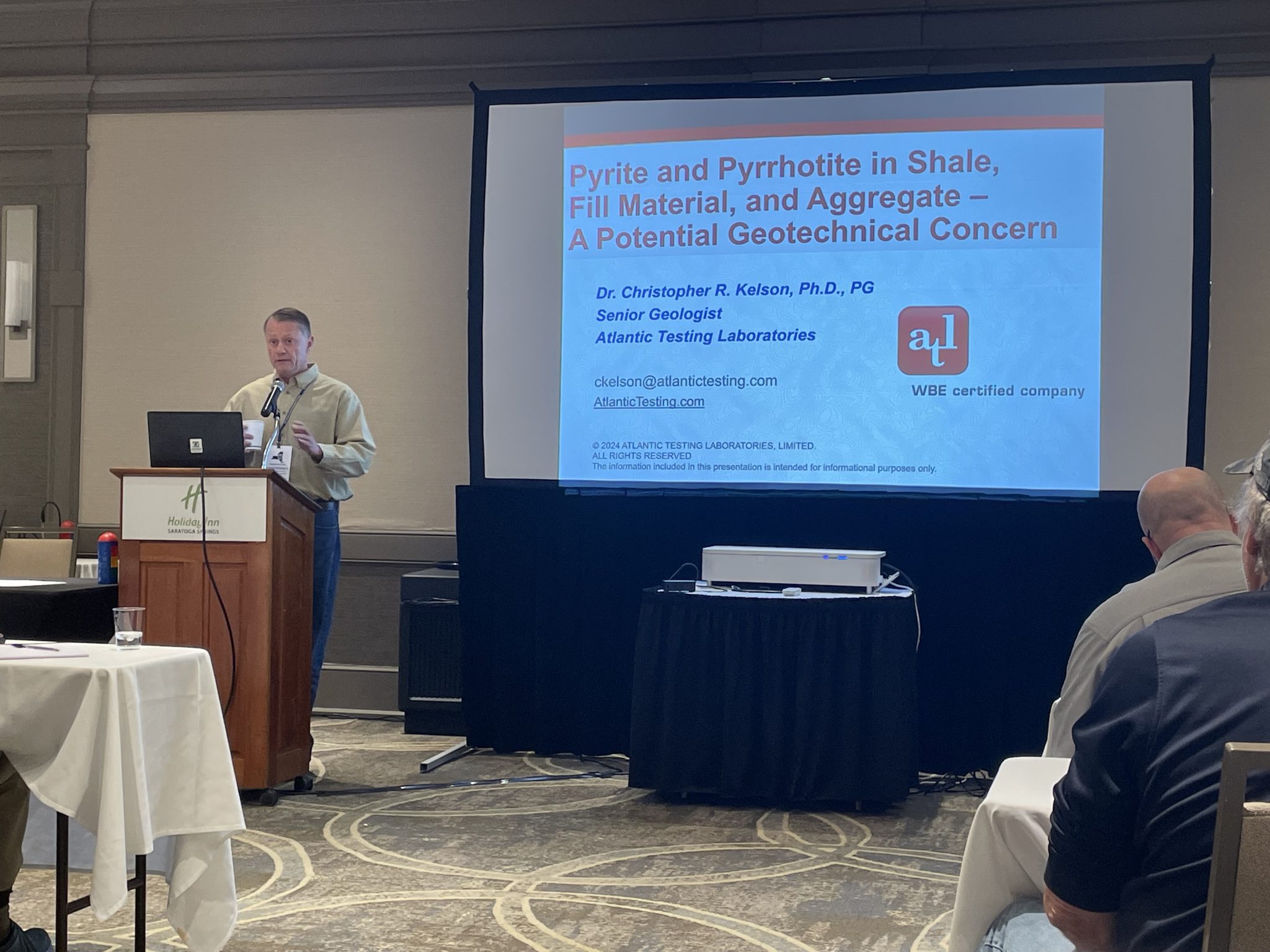 ATL SENIOR GEOLOGIST PRESENTS AT GEOLOGY DAYS CONFERENCE - Atlantic ...